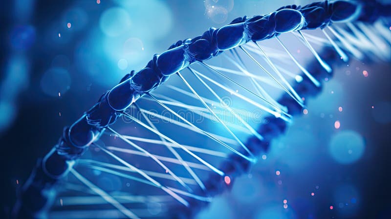 Science blue dna stock illustration. Illustration of variation - 307603264