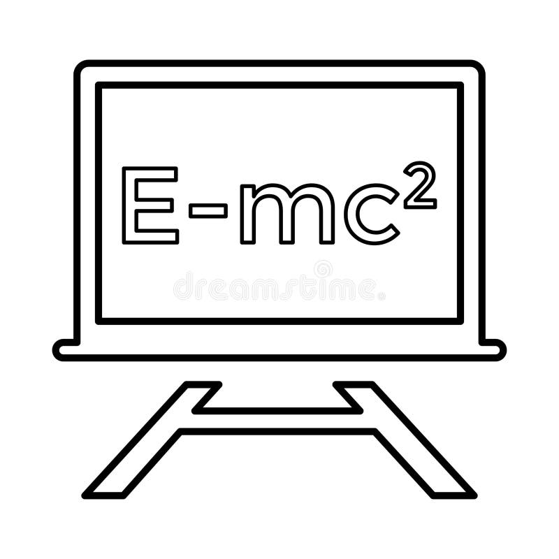 Science Board Icon in Outline Style Stock Vector - Illustration of ...