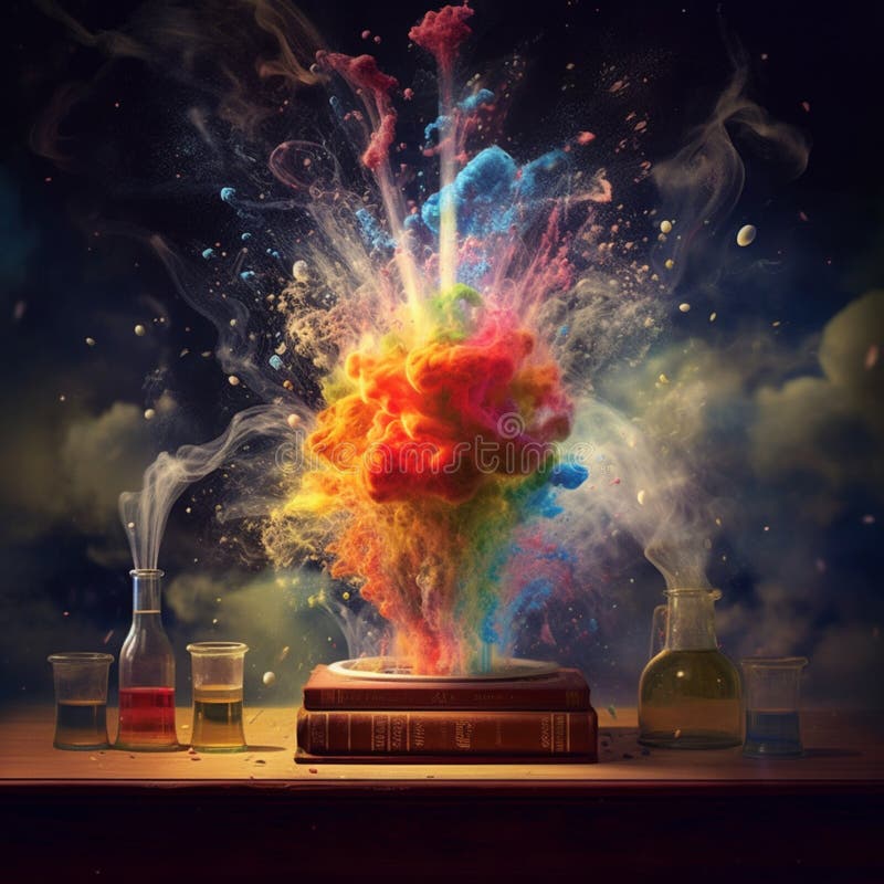 Science Book Cover Design for School Books, Fun Stock Image - Image of ...