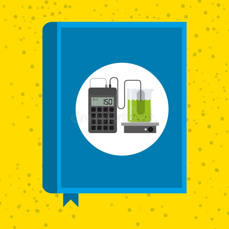 Science book design stock illustration. Illustration of technology ...