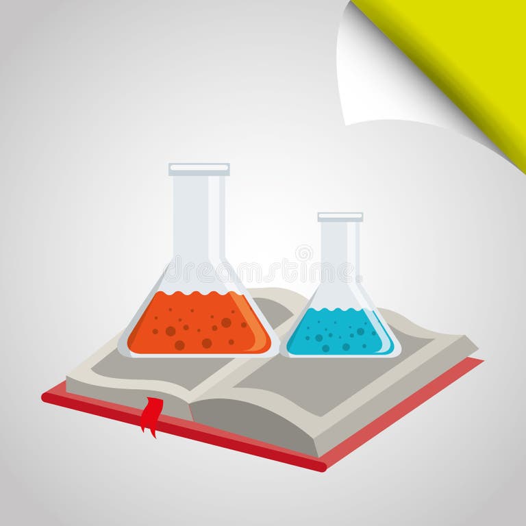 Science book design stock illustration. Illustration of study - 72630642