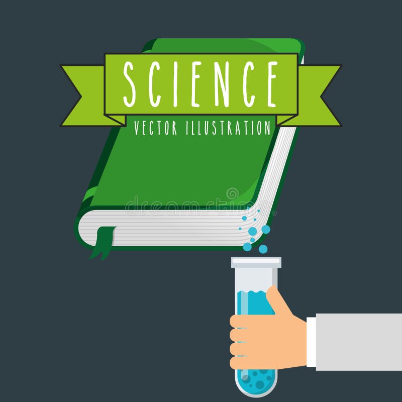 Science book design stock illustration. Illustration of technology ...