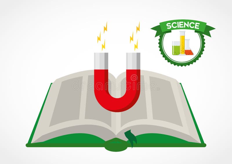 Science book stock vector. Illustration of stamp, research - 59943586