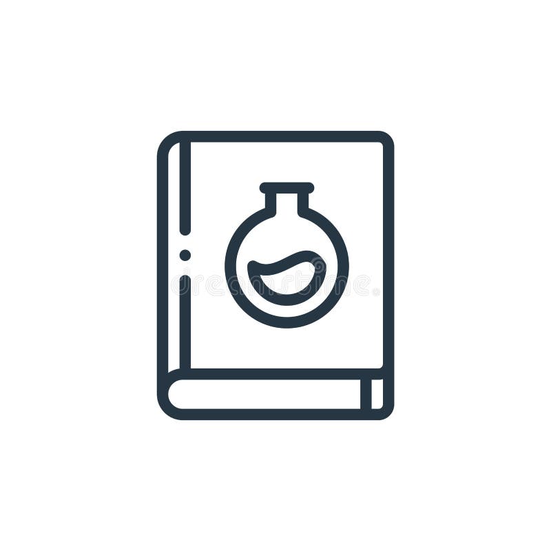 Science Book Icon Vector from Laboratory Concept. Thin Line ...