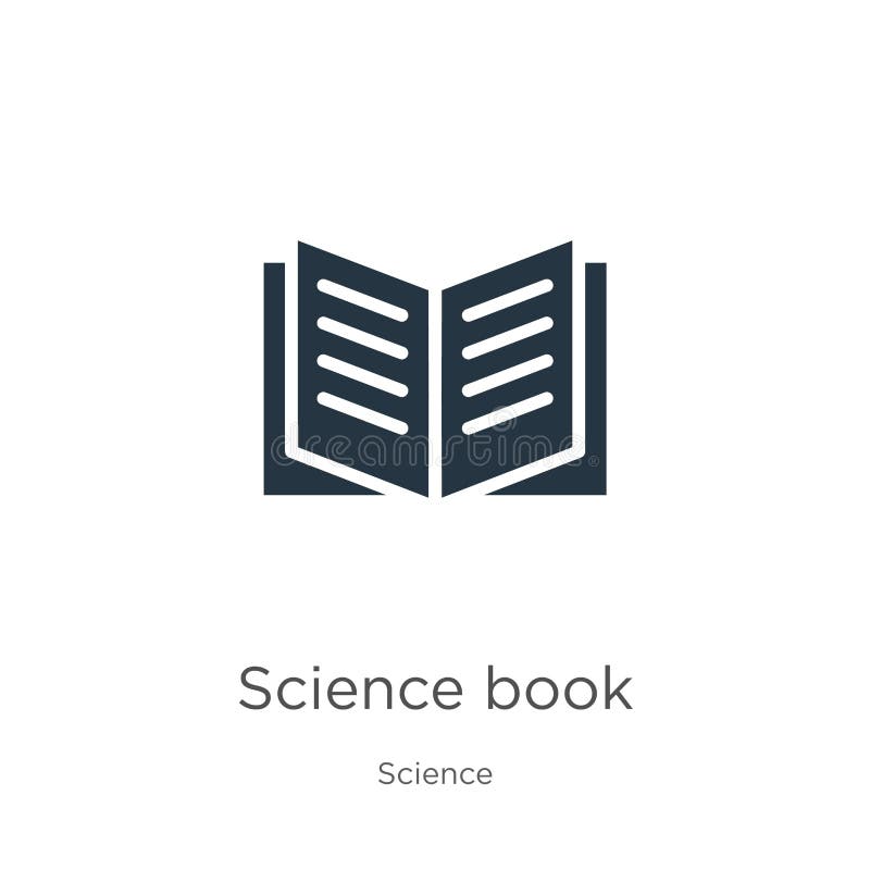 Science Book Icon Vector. Trendy Flat Science Book Icon from Science ...