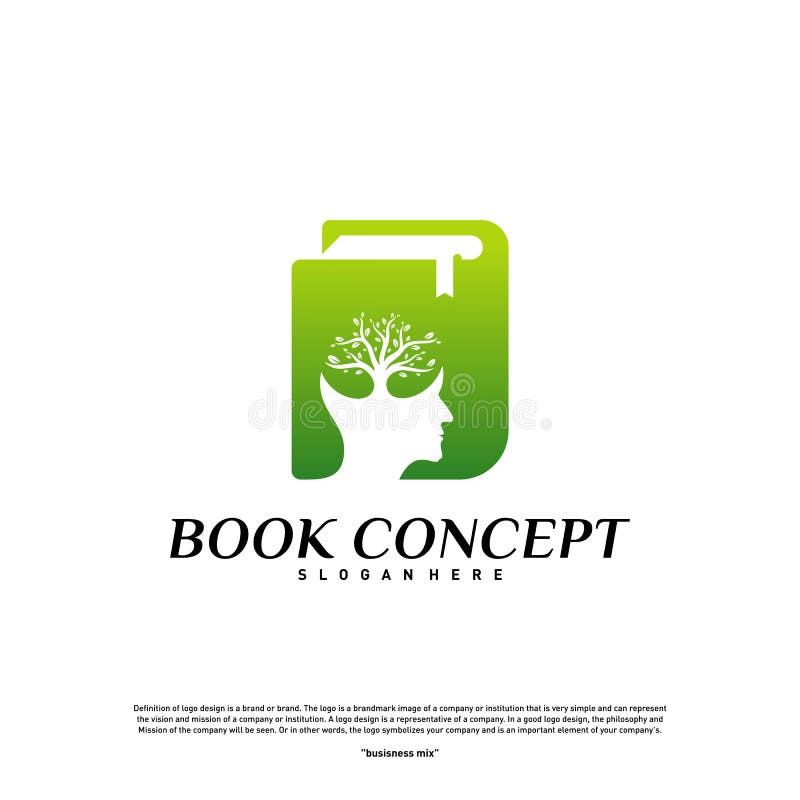 Science Book Logo Concept. Nature People Learning Education Logo Design ...
