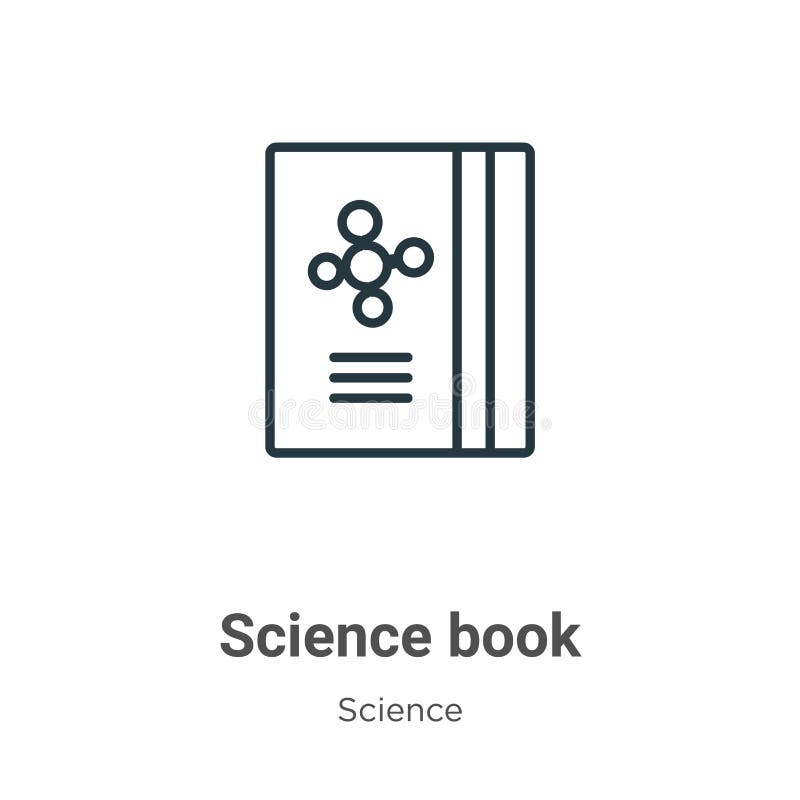 Science Book Icon in Filled, Thin Line, Outline and Stroke Style ...