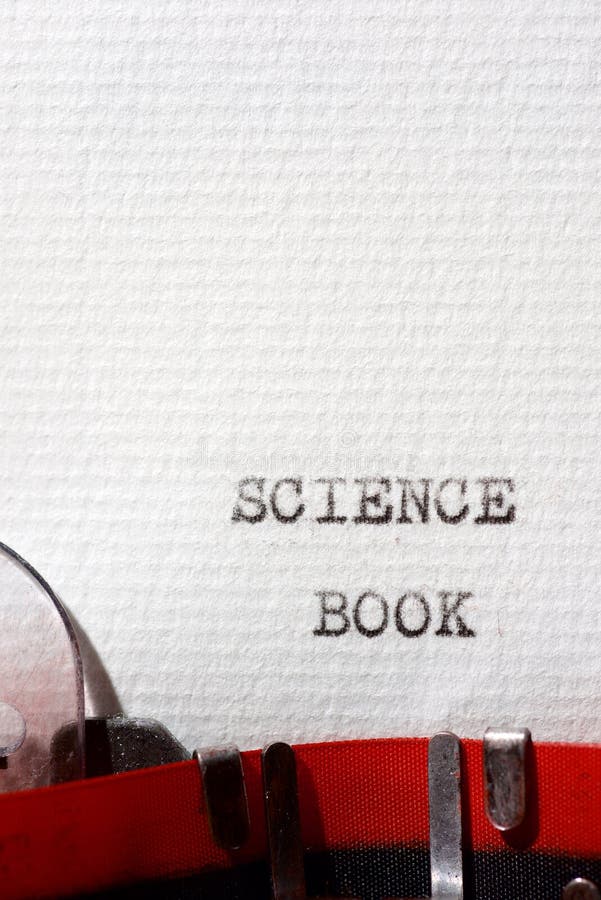 Science book title stock photo. Image of paper, school - 266879750