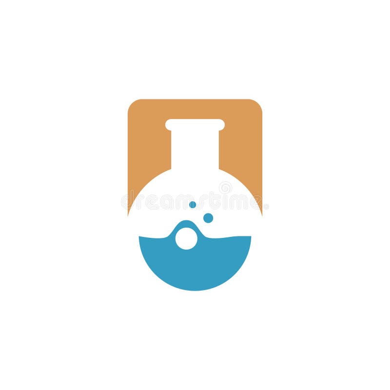 Science Bottle Lab Logo Icon Design Template Stock Vector ...
