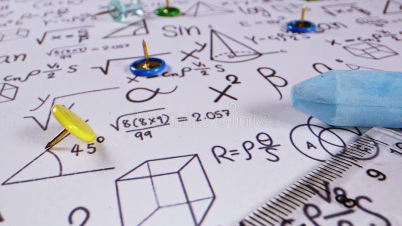 Science Calculation Physics Math and Chemisrty Formulas Background ...