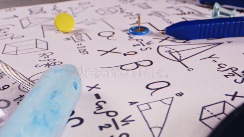 Science Calculation Physics Math and Chemisrty Formulas Background ...