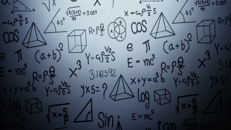 Science Calculation Physics Math and Chemisrty Formulas Background ...