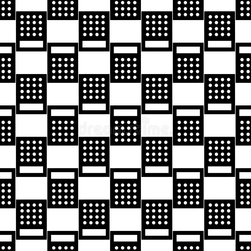 Science Calculator Pattern Seamless Vector Stock Vector - Illustration ...