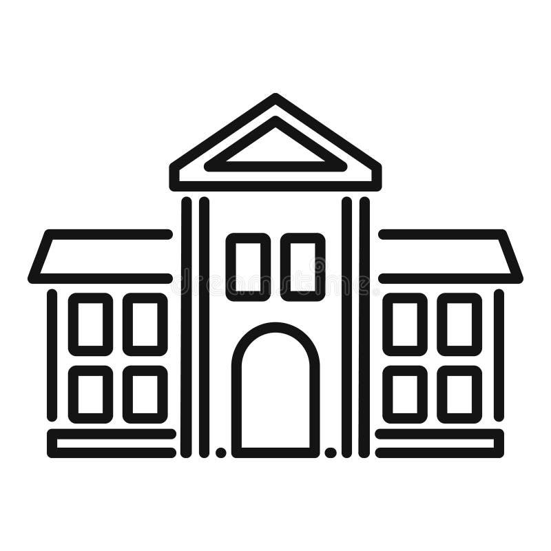 Campus Outline Stock Illustrations – 1,837 Campus Outline Stock ...