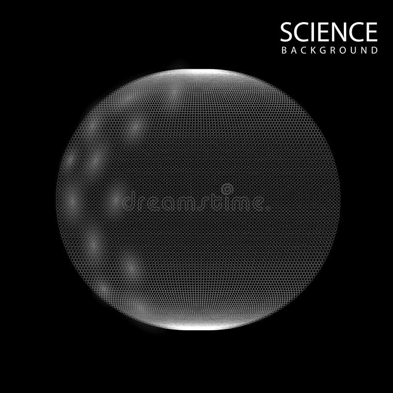 Science Circle Abstract Background Vector Stock Vector - Illustration ...