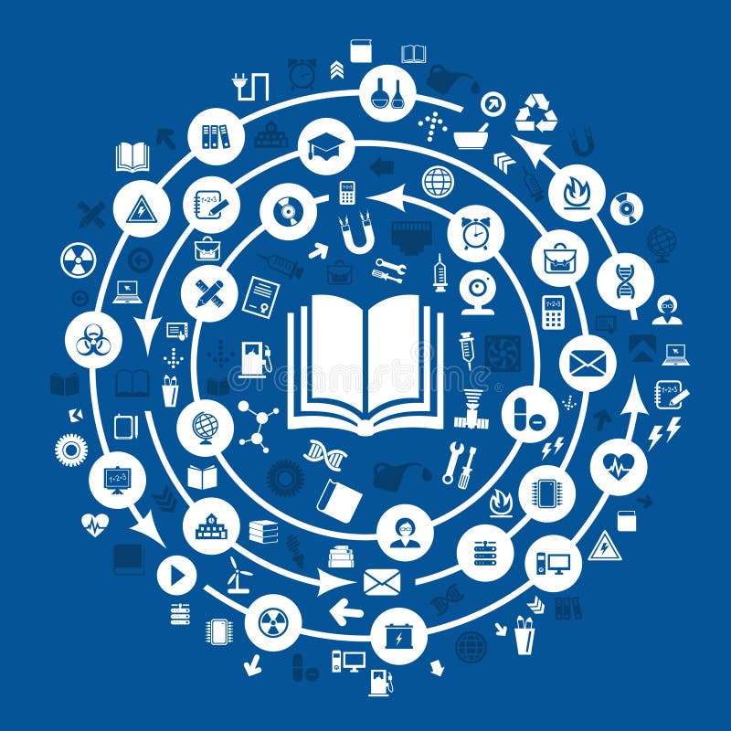 Science a circle stock vector. Illustration of scheme - 38339202