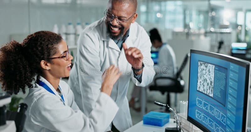 Science, Collaboration and High Five with Computer in Laboratory for ...