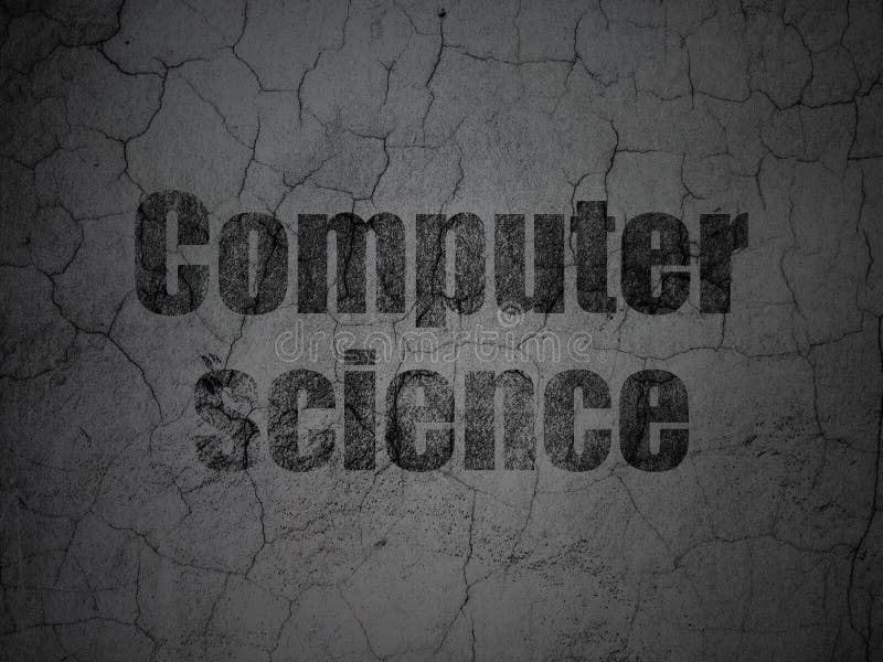 Science Concept: Computer Science on Grunge Wall Background Stock ...
