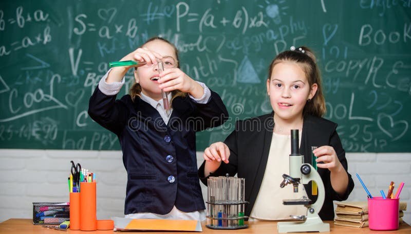 Science Concept. Gymnasium Students with in Depth Study of Natural ...