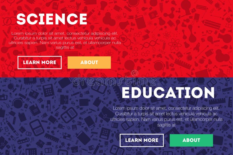 School Subject Set. Idea of Education and Science Stock Vector ...