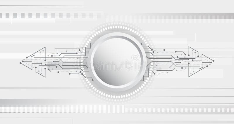 Science Concept, Horizontal Arrows and Stripes. Abstract Hi Tech ...