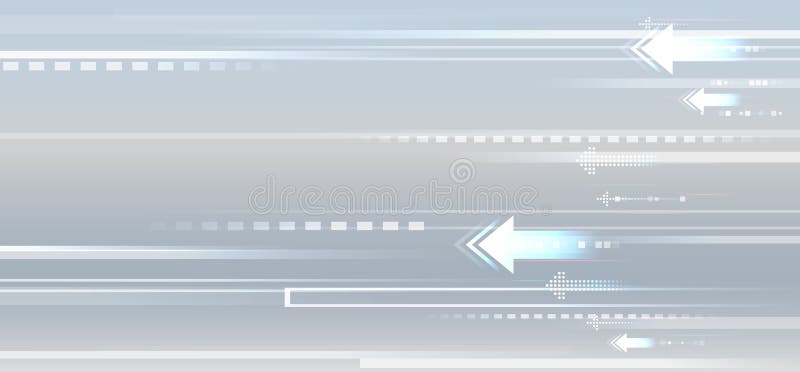 Science Concept, Horizontal Arrows and Stripes. Abstract Hi Tech ...