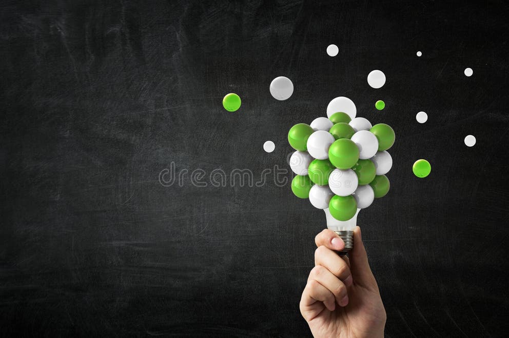 Science Concept with Sphere Model Stock Photo - Image of abstract ...