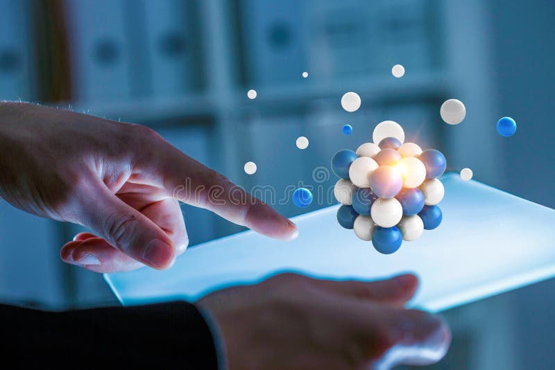 Science Concept with Sphere Model Stock Image - Image of brainstorming ...