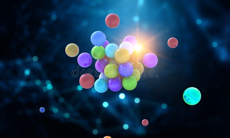 Science Concept with Sphere Model Stock Image - Image of solution ...