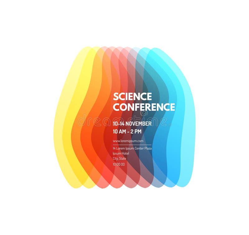 Science Conference. Sphere. Business Event Invitation Template Stock ...