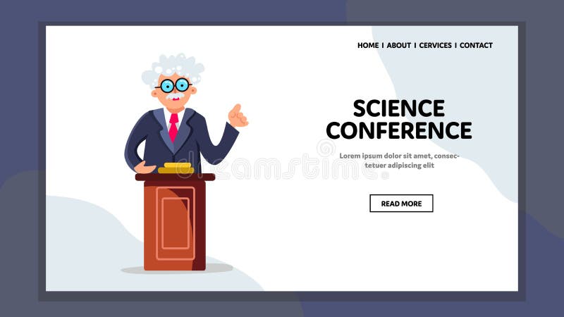 Scientist Speaking Stock Illustrations – 360 Scientist Speaking Stock ...