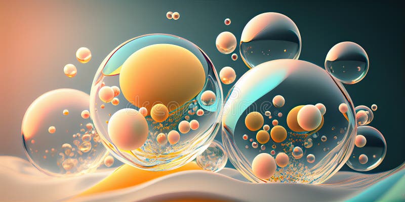 Science Cosmetic, Collagen Serum and Vitamin Stock Illustration ...