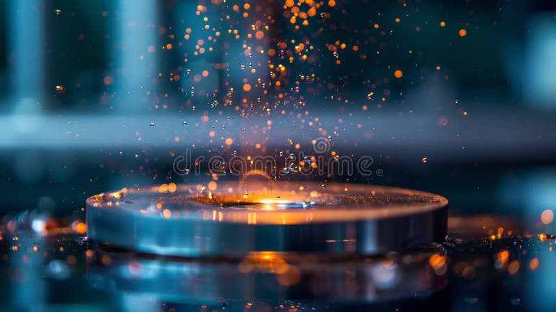 Science Demo with Metallic Objects Floating Above Superconductor ...