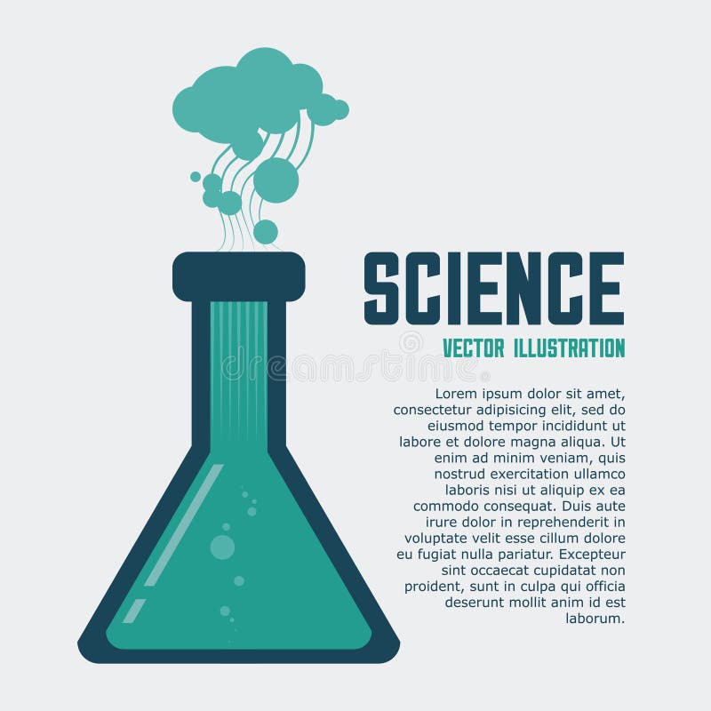 Science Design Vector Template. Cover Annual Report In A4 Size. Stock ...