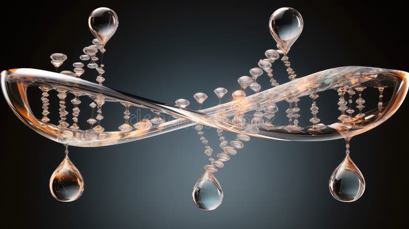 Science dna drop stock illustration. Illustration of genome - 307604661