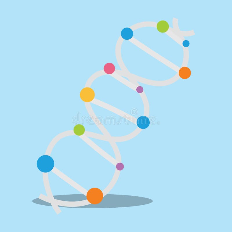 Science dna long 08 stock vector. Illustration of graphic - 197988278