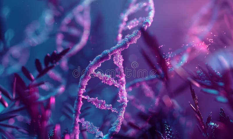 Science DNA and Medical and Technology Background Stock Illustration ...