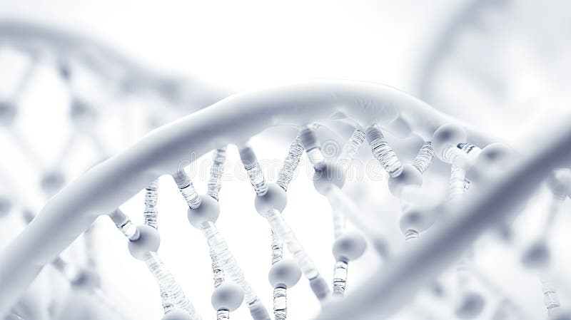 Science dna on white stock illustration. Illustration of forensic ...