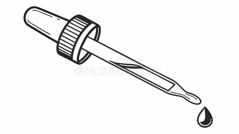 Science Dropper Liquid Drop Laboratory Graphic Vector Design Generative ...