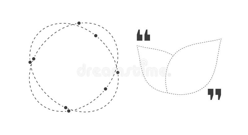 Science and Ecology Empty Text Boxes. Isolated Vector Illustration ...