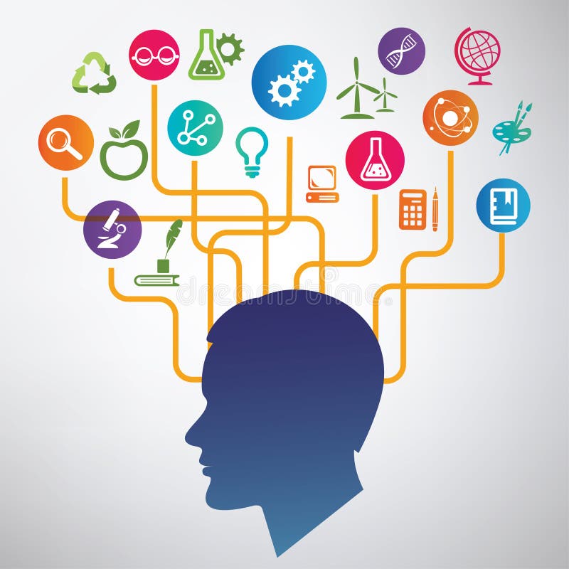 Science, Education Infographic, Idea Symbol Stock Vector - Illustration ...