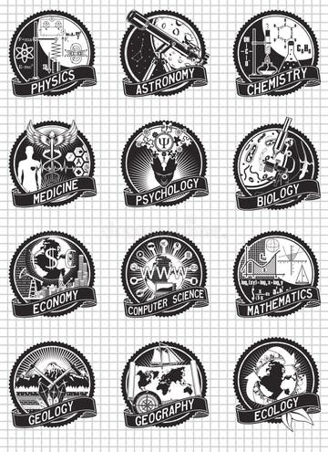 Round Retro Medicine Labels Vector Stock Illustrations – 9 Round Retro ...