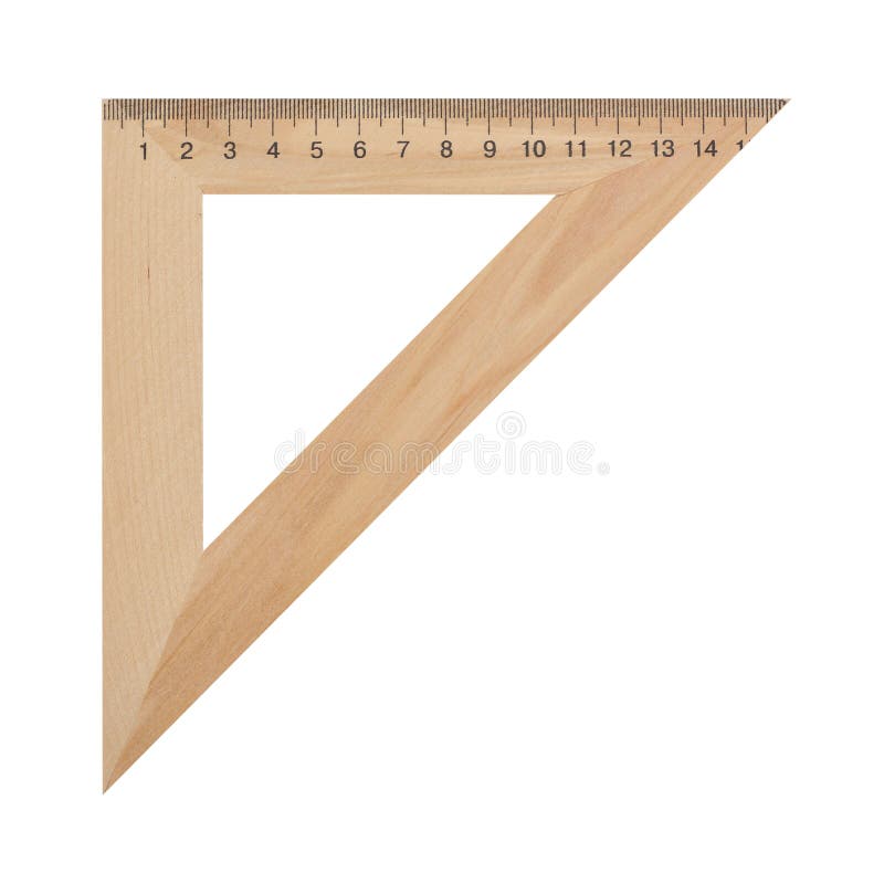 Science and Education - Wood Set Square Triangle Isolated Stock Photo ...