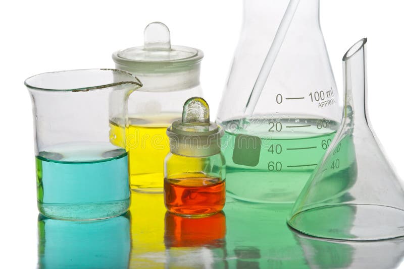 Science equipment. stock photo. Image of analysis, beaker - 38278684