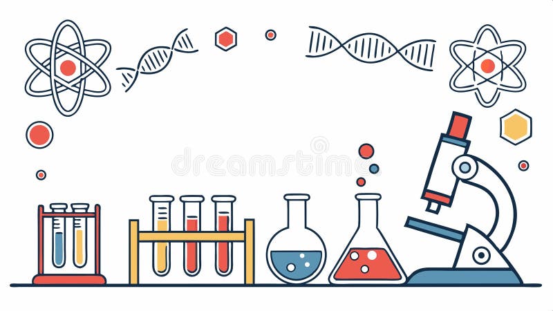 Science Equipment Icons Set, Depicting Laboratory Tools and Scientific ...