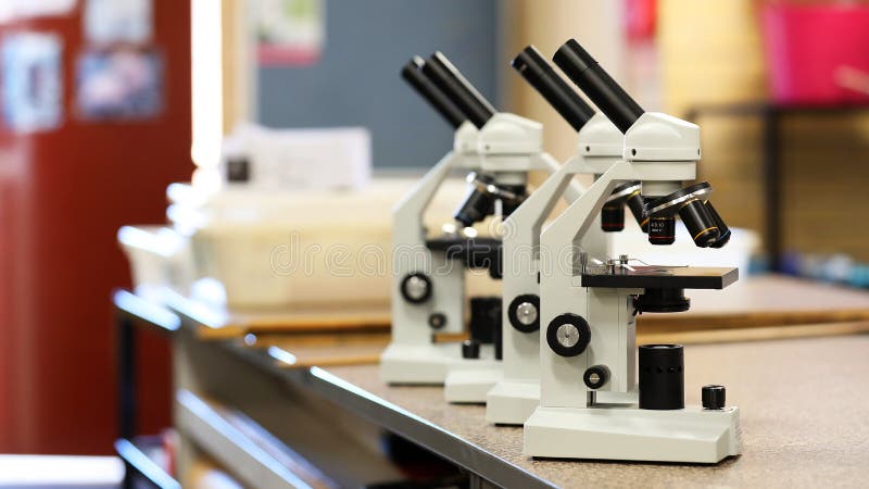 Microscopes for Electronic Boards with Monitors Stock Image - Image of ...