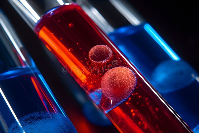 Science Experiment from Test Tube. Generative AI Stock Image - Image of ...