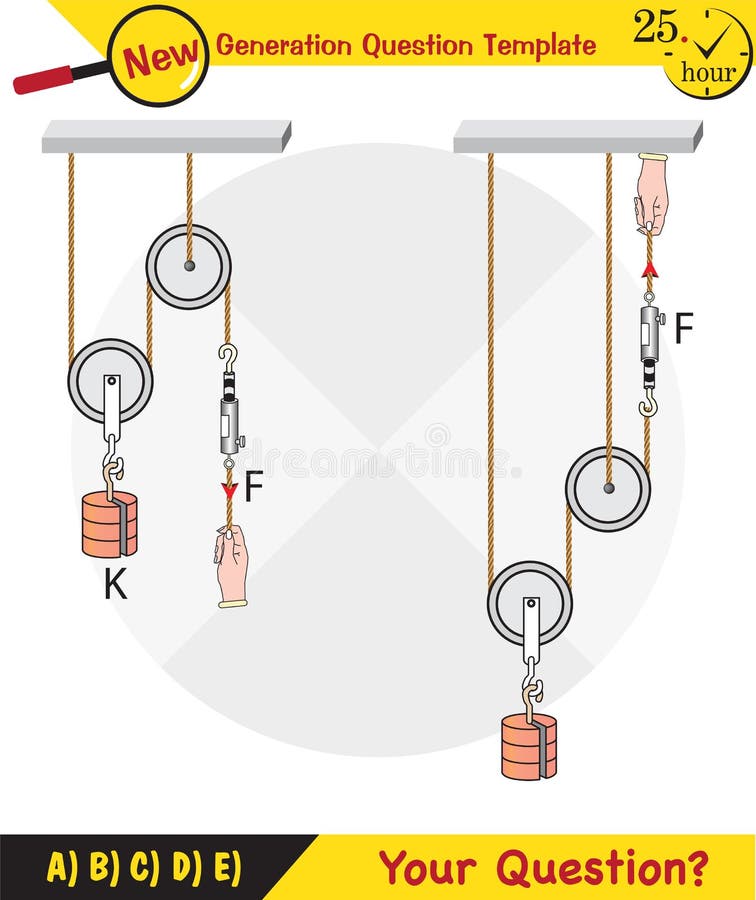 Pulley Simple Machine Stock Illustrations – 851 Pulley Simple Machine ...