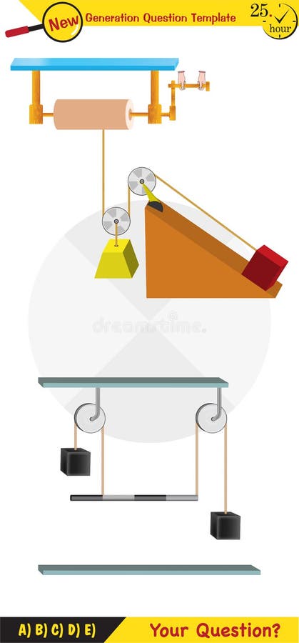 Pulley Simple Machine Stock Illustrations – 563 Pulley Simple Machine ...