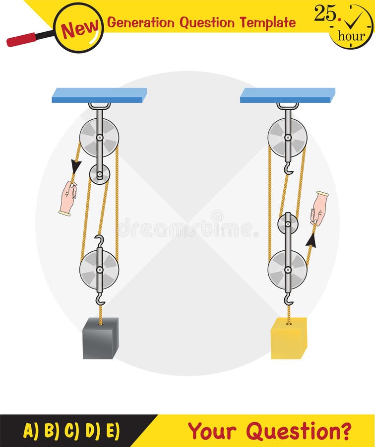 Pulley Simple Machine Stock Illustrations – 570 Pulley Simple Machine ...